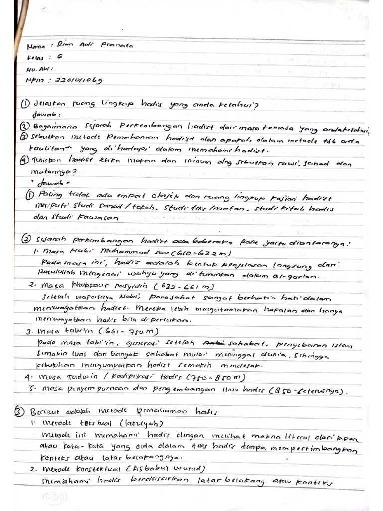 UTS RIAN ADI PRANATA KELAS G | PDF