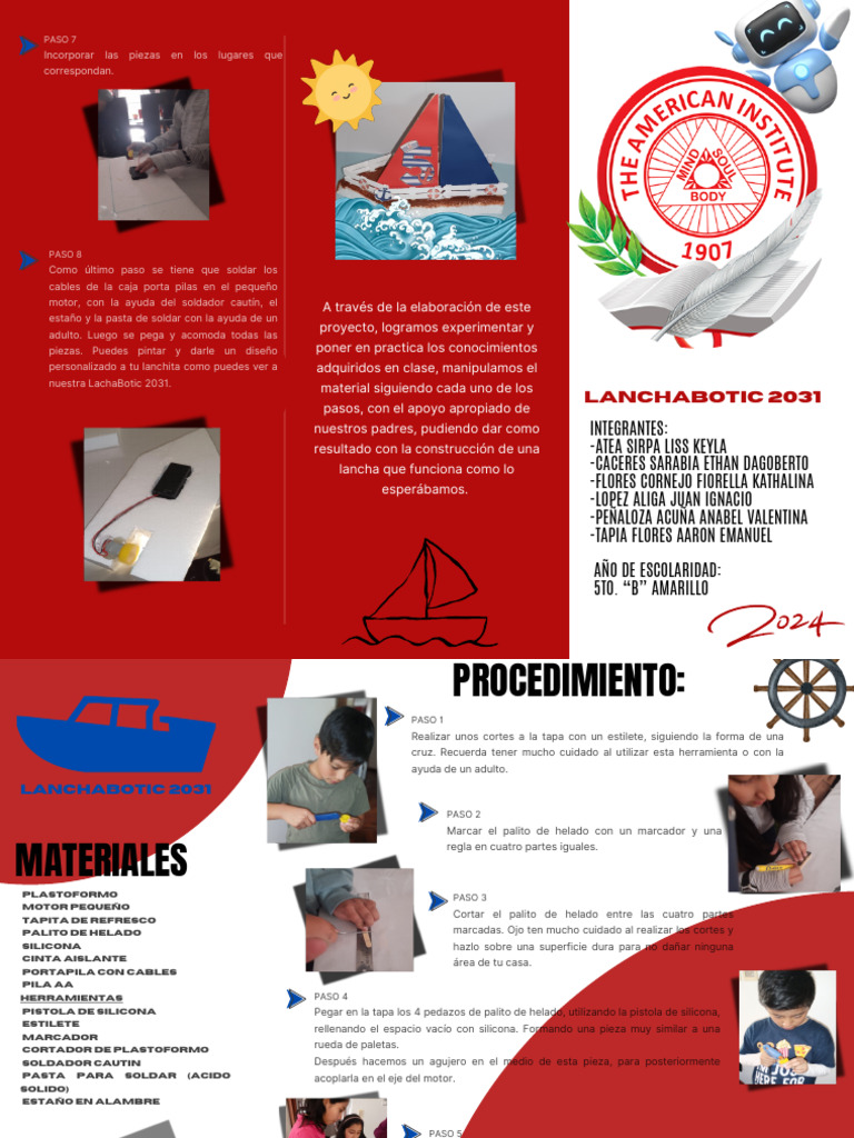 Triptico Lanchabotic Final | PDF