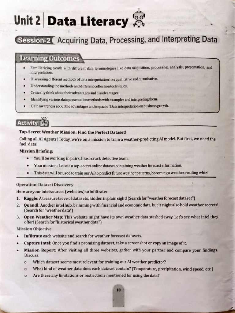 Acquiring Data, Processing and Interpreting Data | PDF | Focus Group | Data