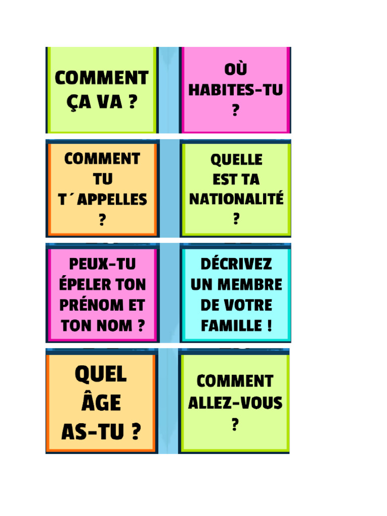 Activite Se Presenter | PDF