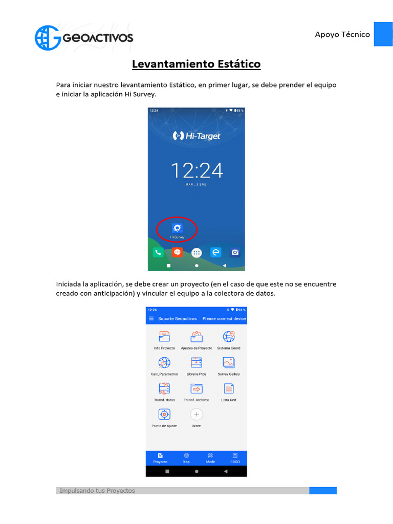 Levantamiento Estático | PDF