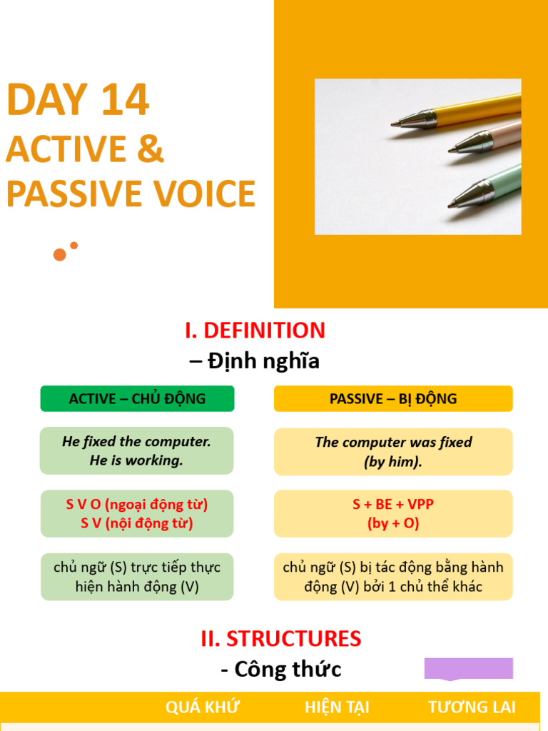 Slides Day 14 - Passive Voice | PDF