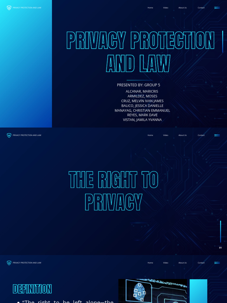 Privacy Protection and Law (1) - Compressed | PDF | Privacy | Consent
