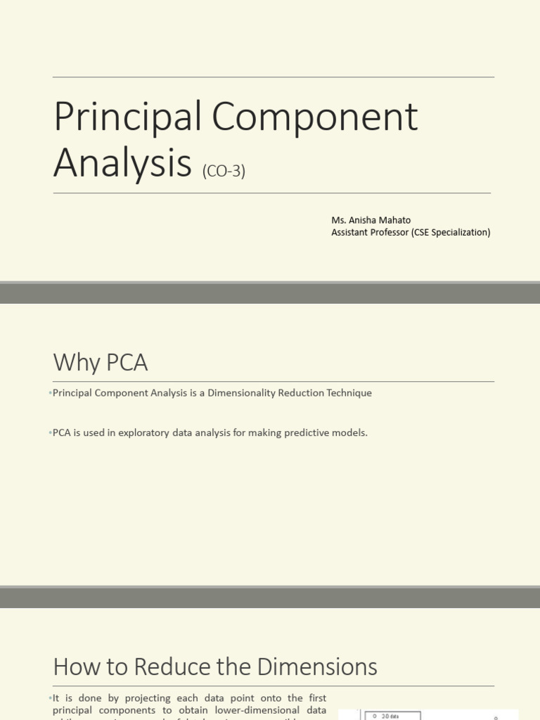 Principal Component Analysis | PDF Principal Component Analysis | PDF
