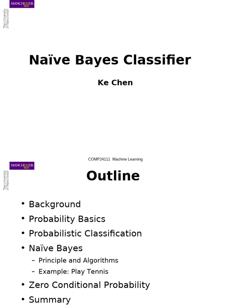 6 Naive-Bayes | PDF | Statistical Classification | Applied Mathematics 6 Naive-Bayes | PDF | Statistical Classification | Applied Mathematics