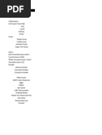 Starbucks Shelf Life Standards Guide | PDF | Non Alcoholic Drinks | Coffee