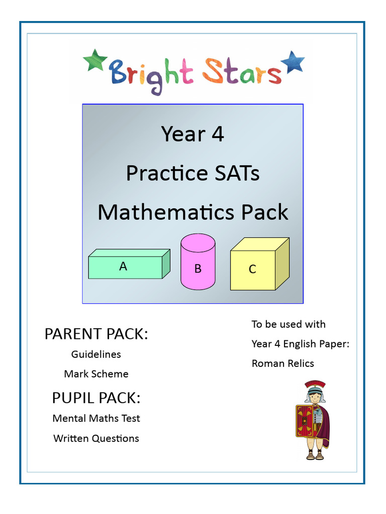 Maths Paper Year 4 Roman Relics | PDF
