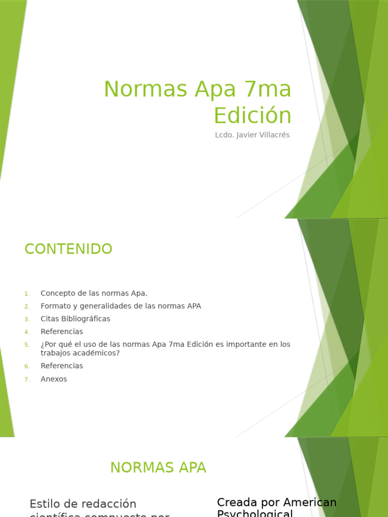 Normas Apa 7ma Edicion-1 | PDF | Estilo apa | Escritura