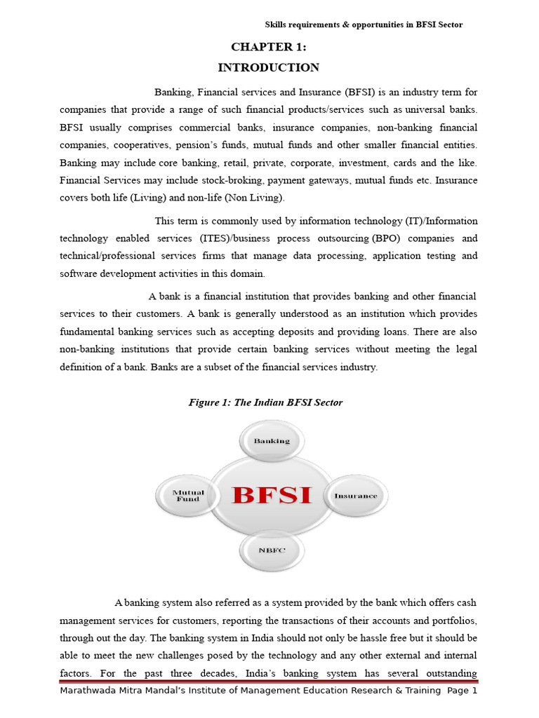 BFSI Skills Requirements by Me FINAL | PDF | Investment Fund | Banks