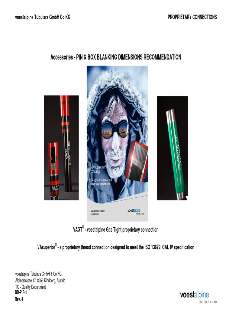 VAGT Blanking Dimensions R4 | PDF