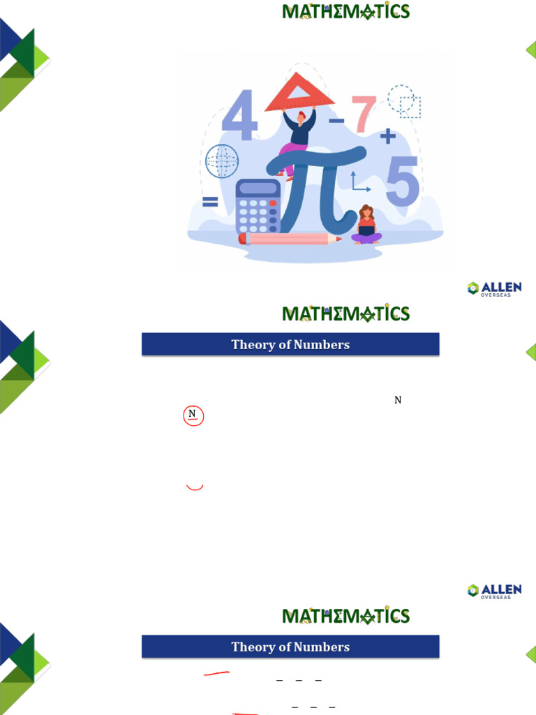 The Fundamental of Mathematics L1 | PDF | Numbers | Mathematical Notation