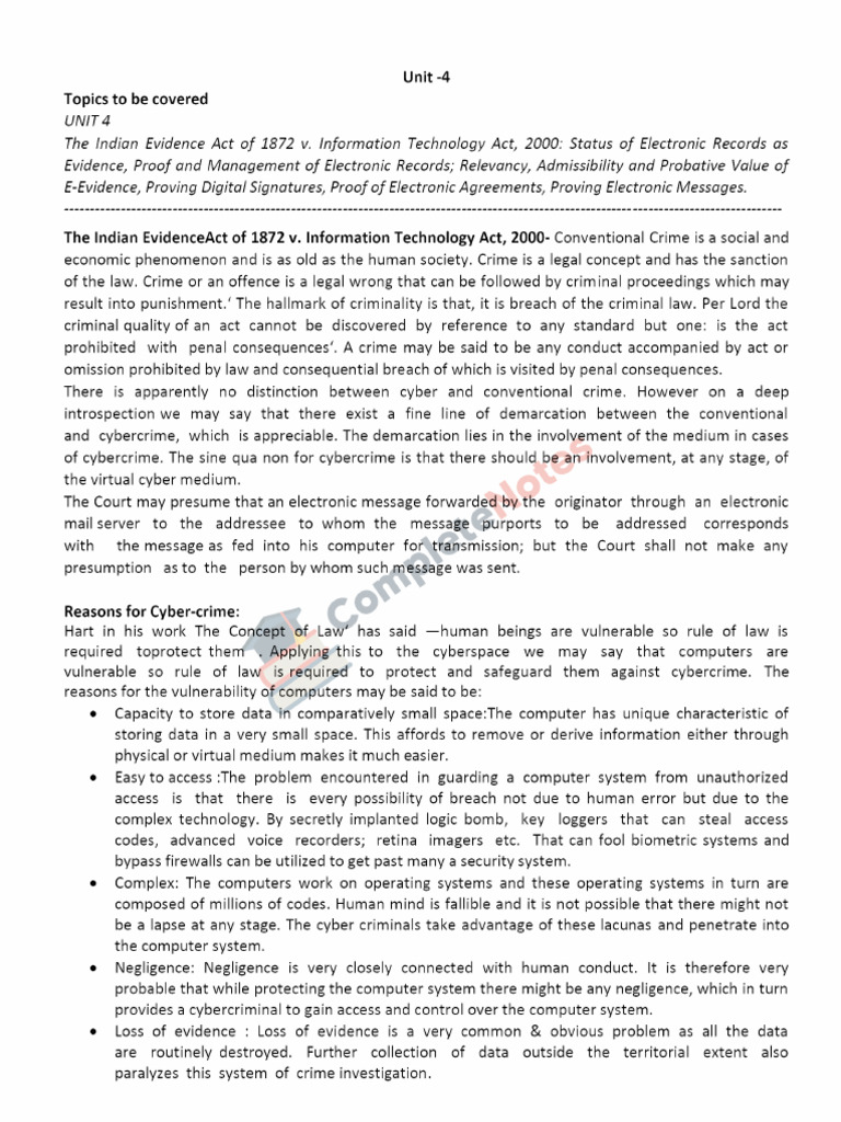 Unit 4 - Cyber Security sem 5 | PDF