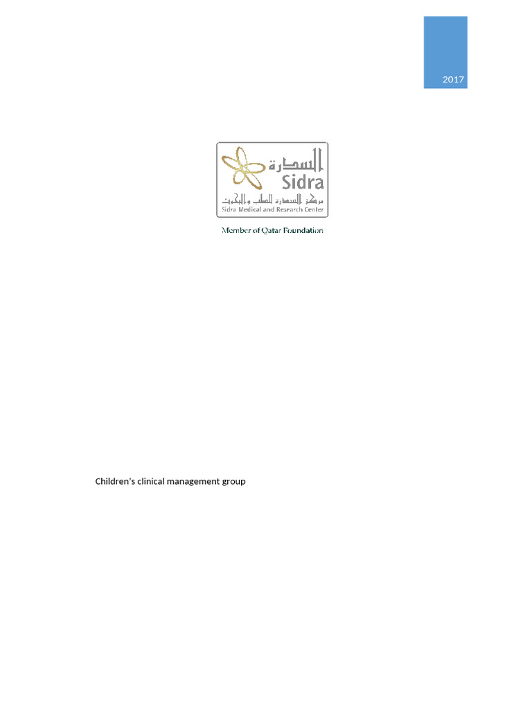 Last Pediatric Inpatient Admissions Guideline | PDF | Intensive Care ...