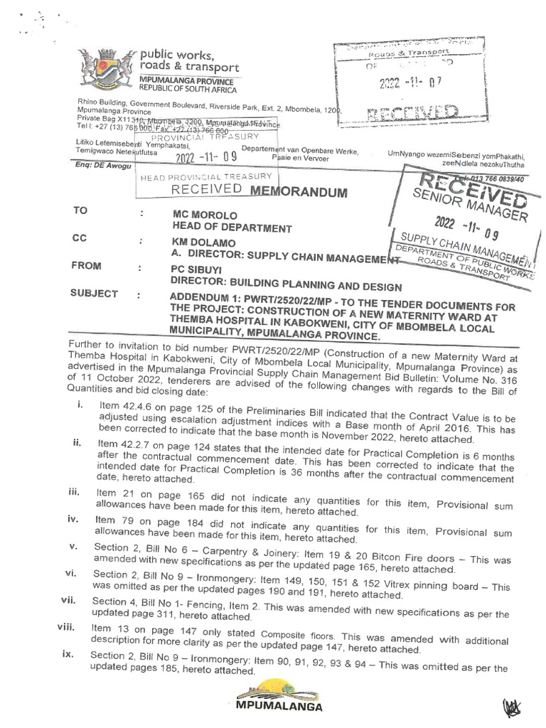 PWRT 2520 Addendum | PDF