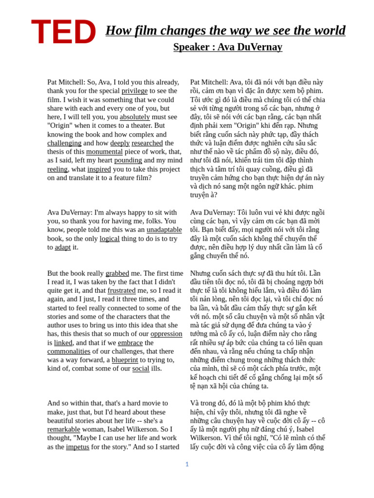 How Film Changes The Way We See The World | PDF
