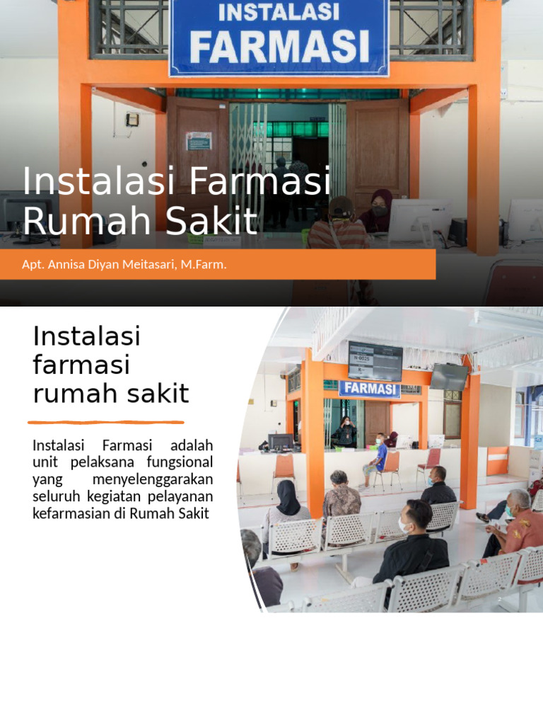 Instalasi Farmasi Rumah Sakit | PDF