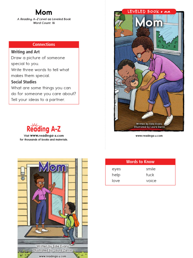 RAZ-AA 086-Mom | PDF | Applied Linguistics | Learning