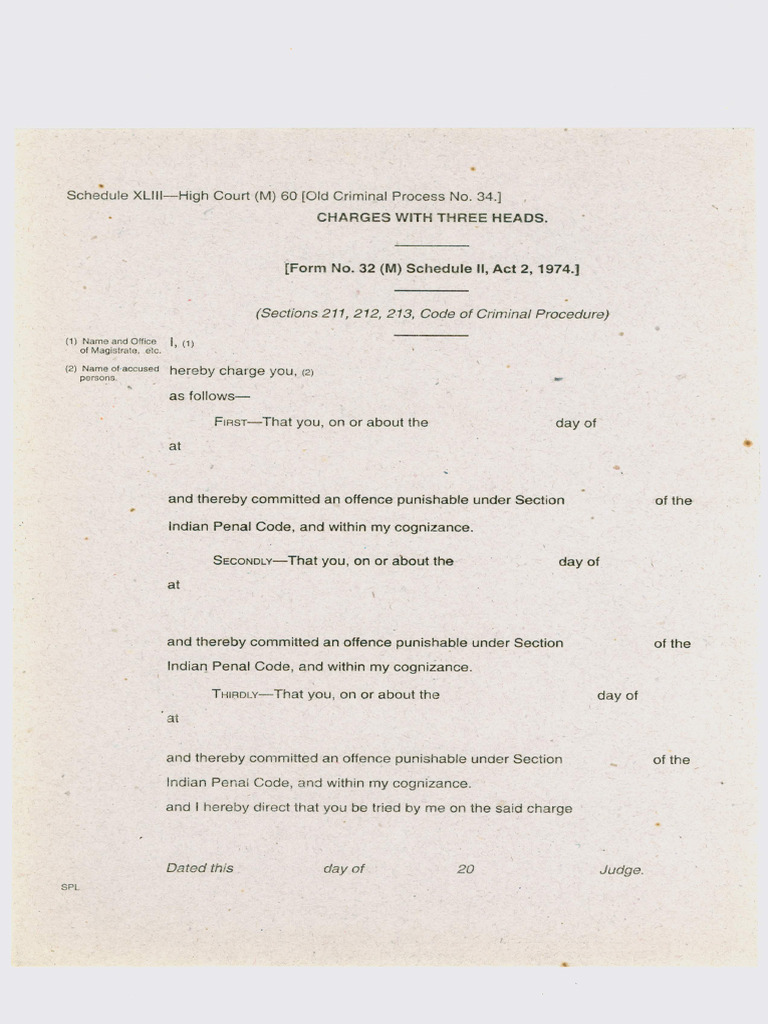 Charge With Three Head | PDF