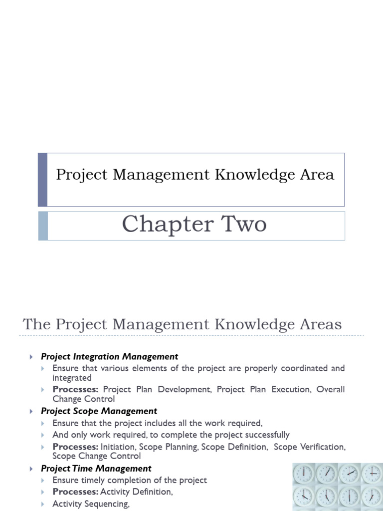 CH2 - Project Integration Management | PDF | Project Management ...