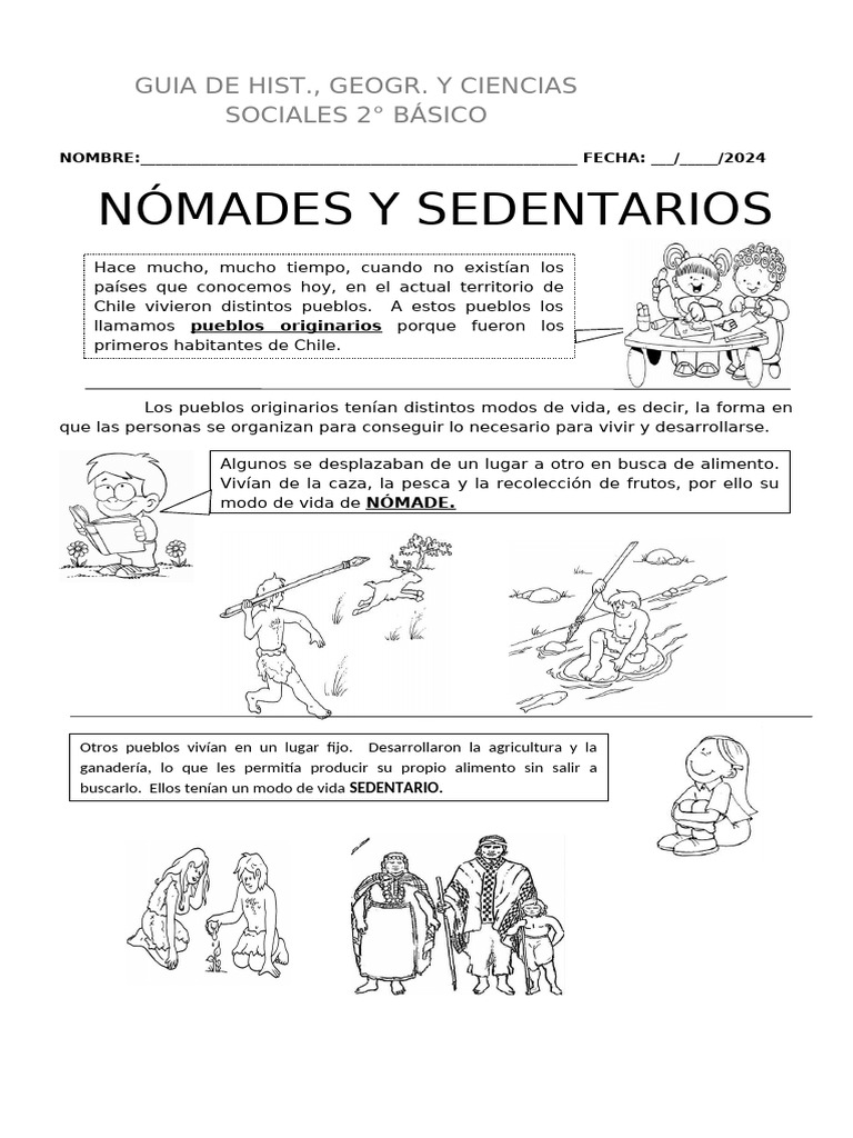 Guia Nomades y Sedentarios | PDF | Nómada | Pueblos Indígenas de las ...