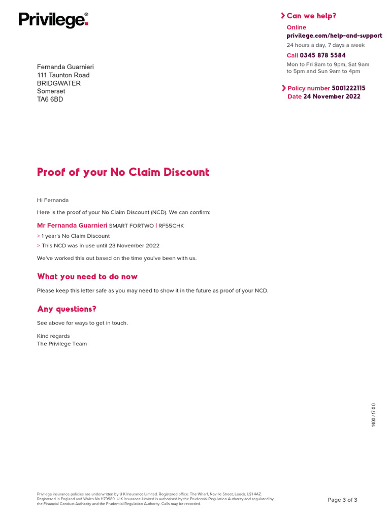 Privilege Insurance-Danipdf | PDF | Financial Regulation | Financial ...