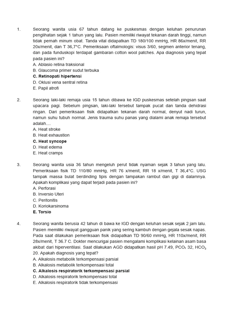 Bank Soal Ukmppd Ix | PDF
