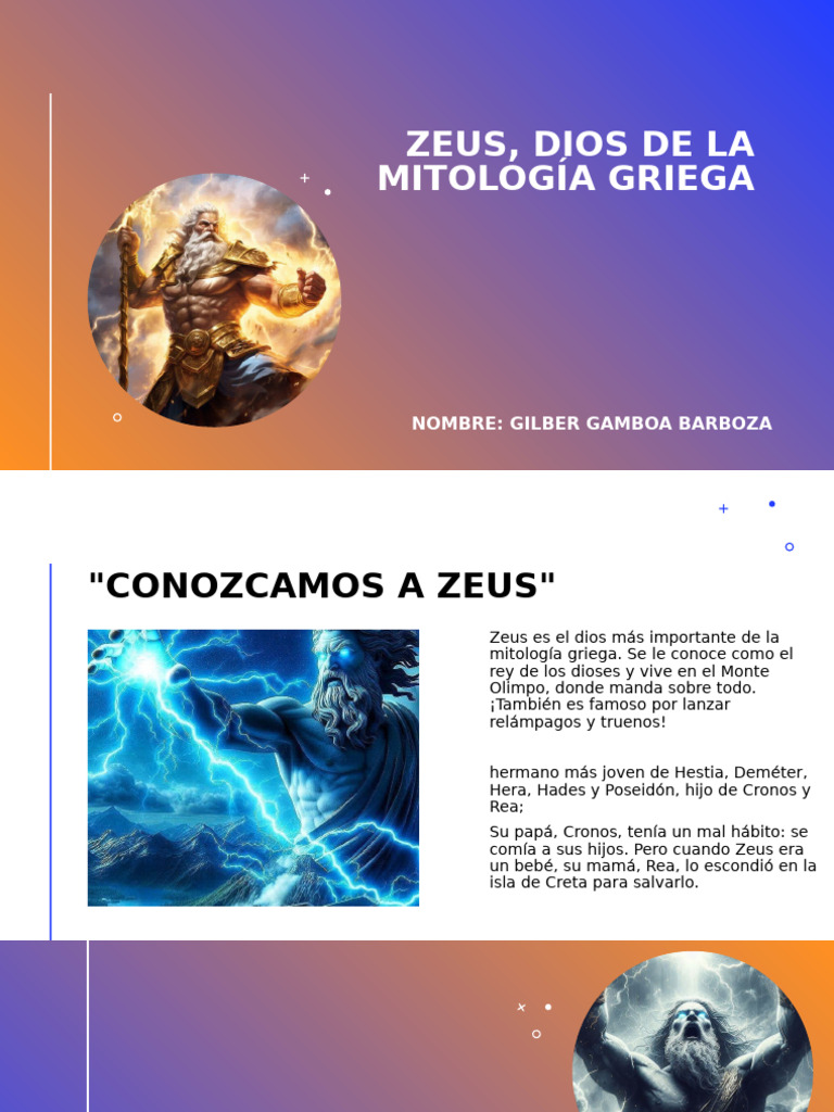 Zeus - Mitologia | PDF