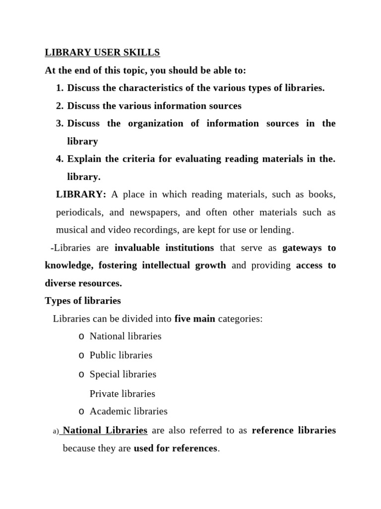 Essential Library User Skills Guide | PDF | Libraries | Books