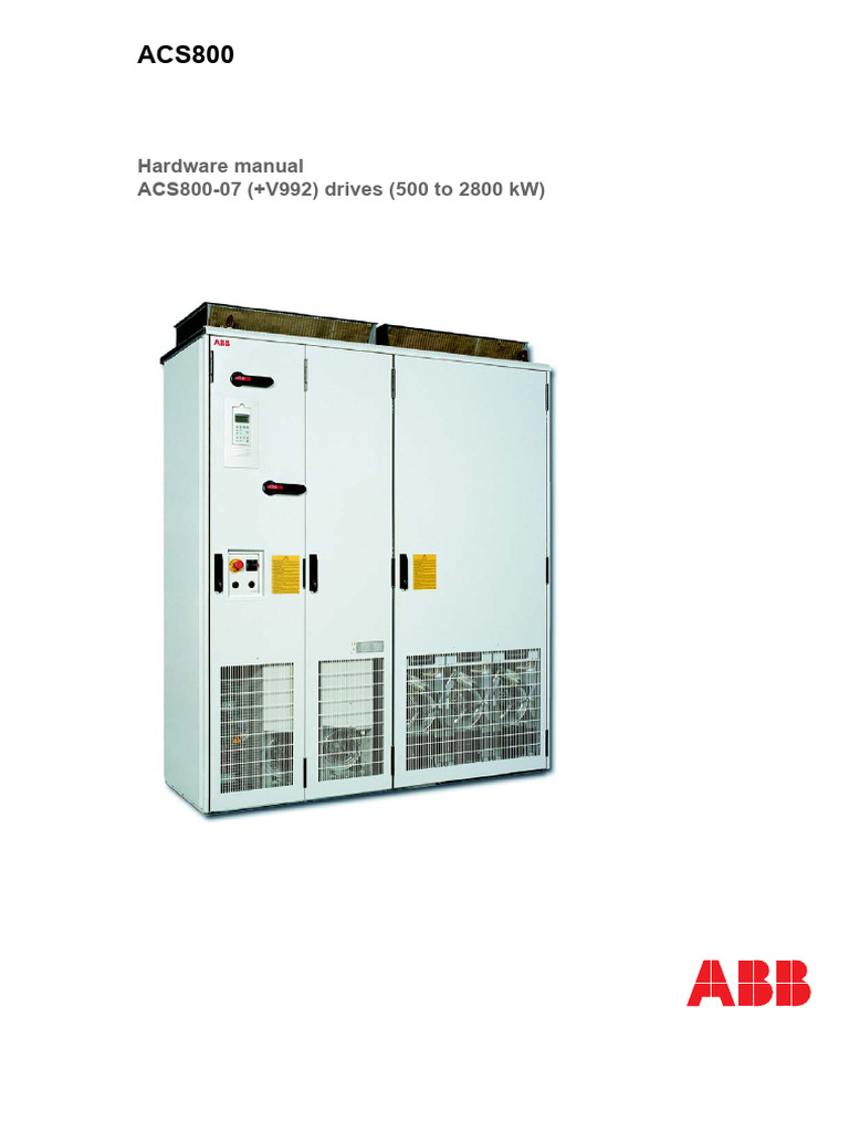 Acs 800 | PDF | Switch | Power (Physics)
