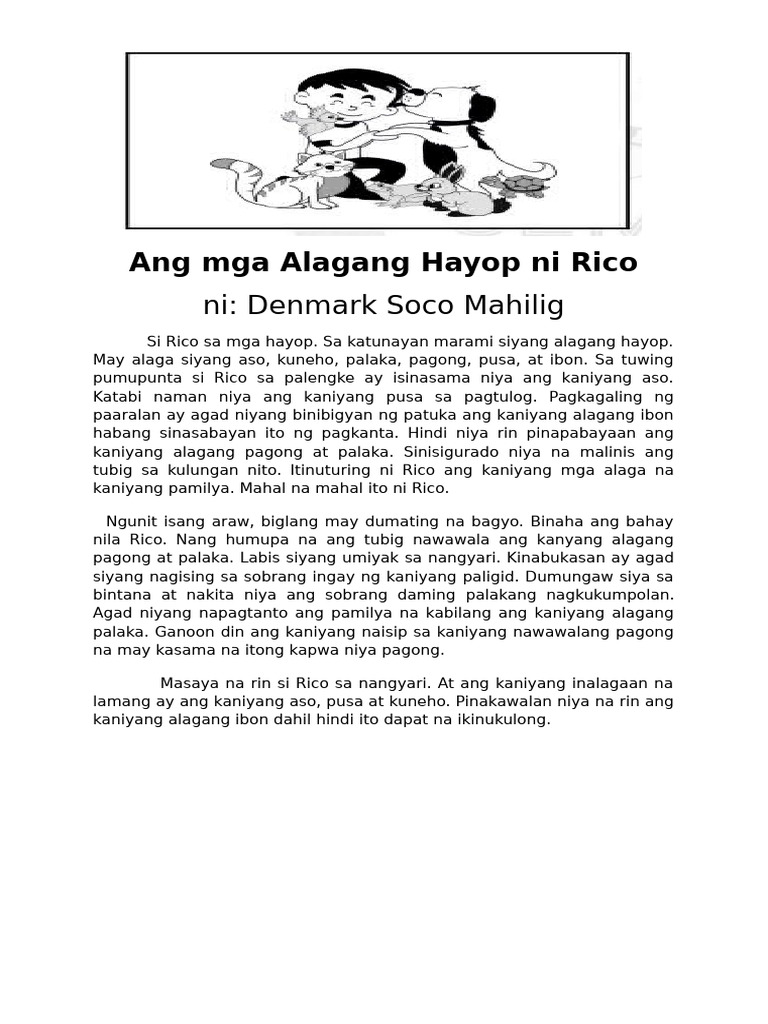 Ang Mga Alagang Hayop | PDF