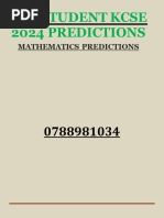 2024 KCSE MATHS pp1 | PDF
