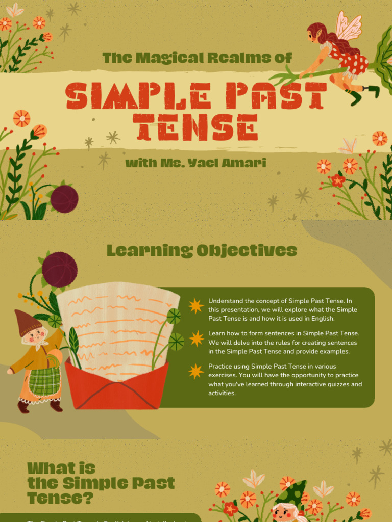 Simple Past Tense Overview and Practice | PDF | Grammatical Tense | Verb