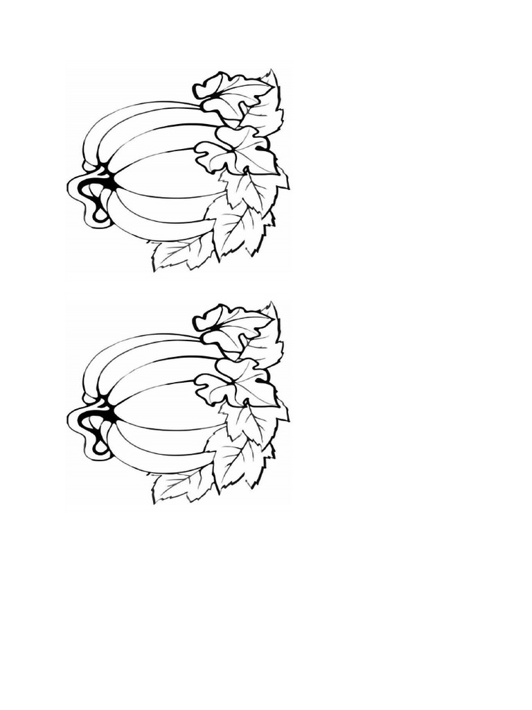 Dovleac de Colorat | PDF