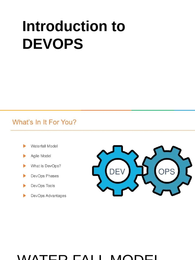 L1 Introduction To DEVOPS | PDF