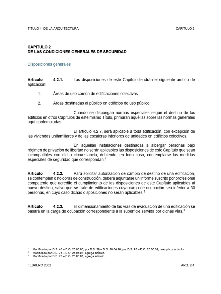 Condiciones General Seguridad Oguc | PDF | Escalera | edificio