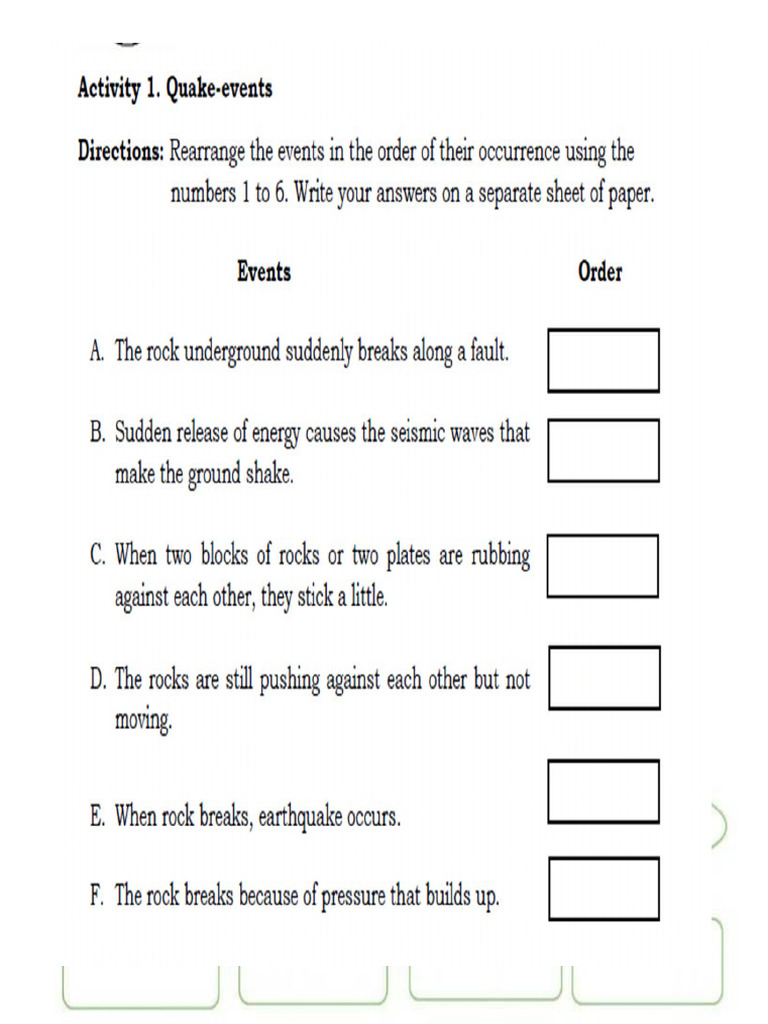 Seismic Waves Performance Tasks | PDF