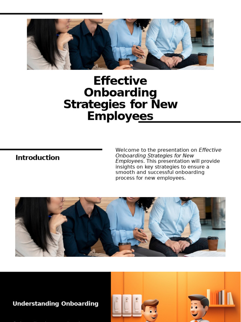 Effective Onboarding Strategies For New Employees | PDF | Employee ...