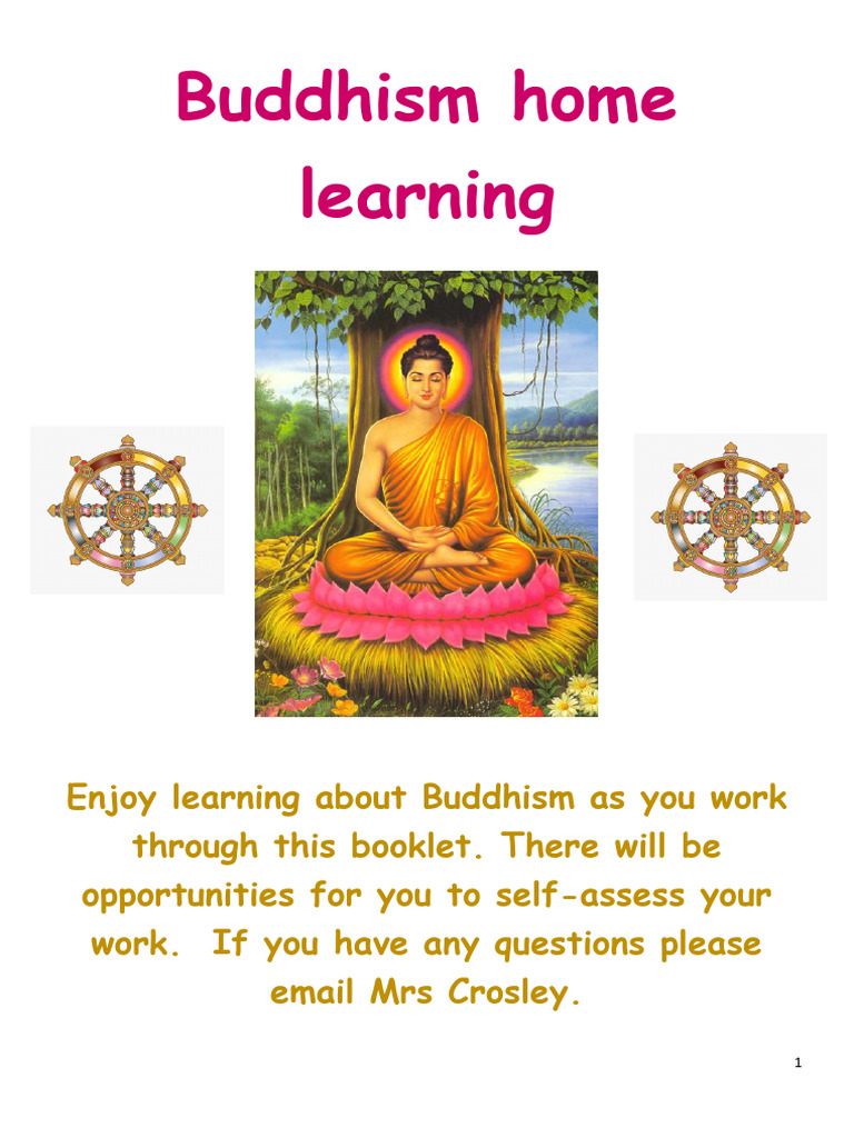 Buddhism Home Learning | PDF | Noble Eightfold Path | Enlightenment In Buddhism