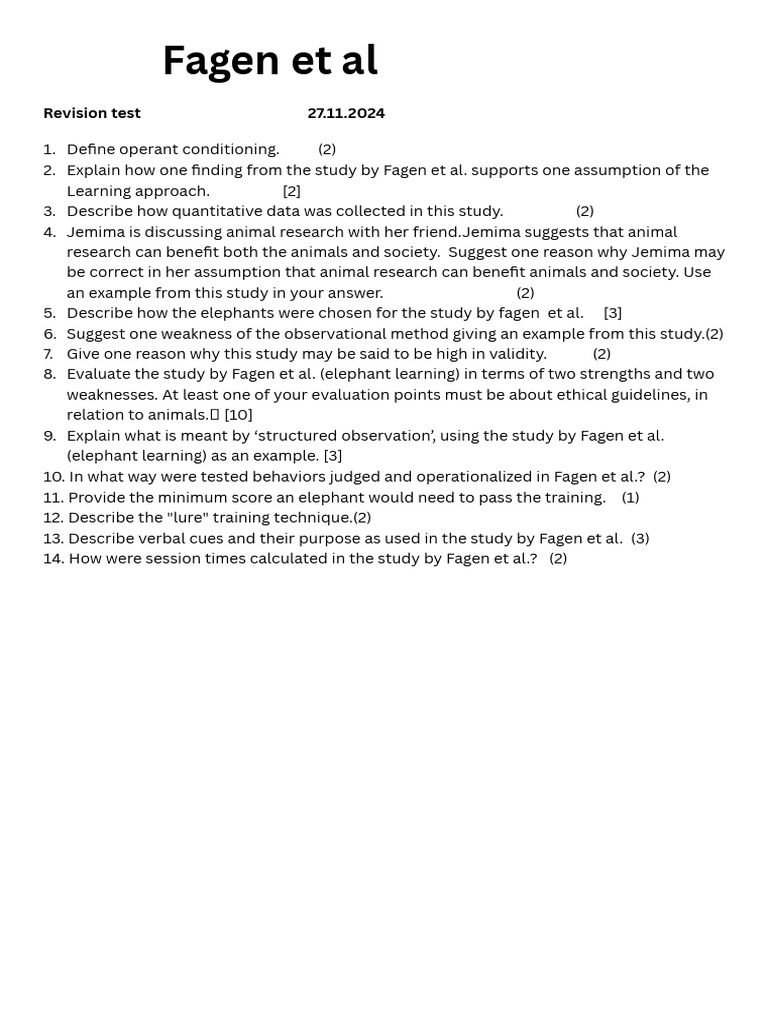 Fagen Et Al PDF | PDF