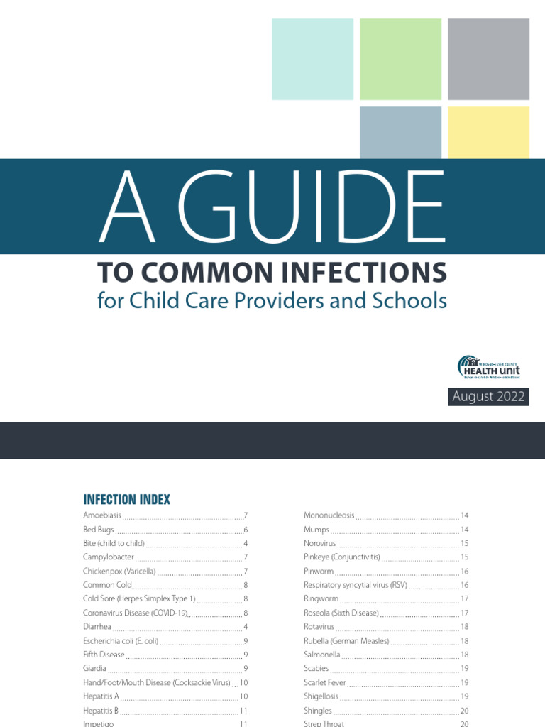 Guide Common Infections 2022 Eng V 2 | PDF | Infection | Common Cold