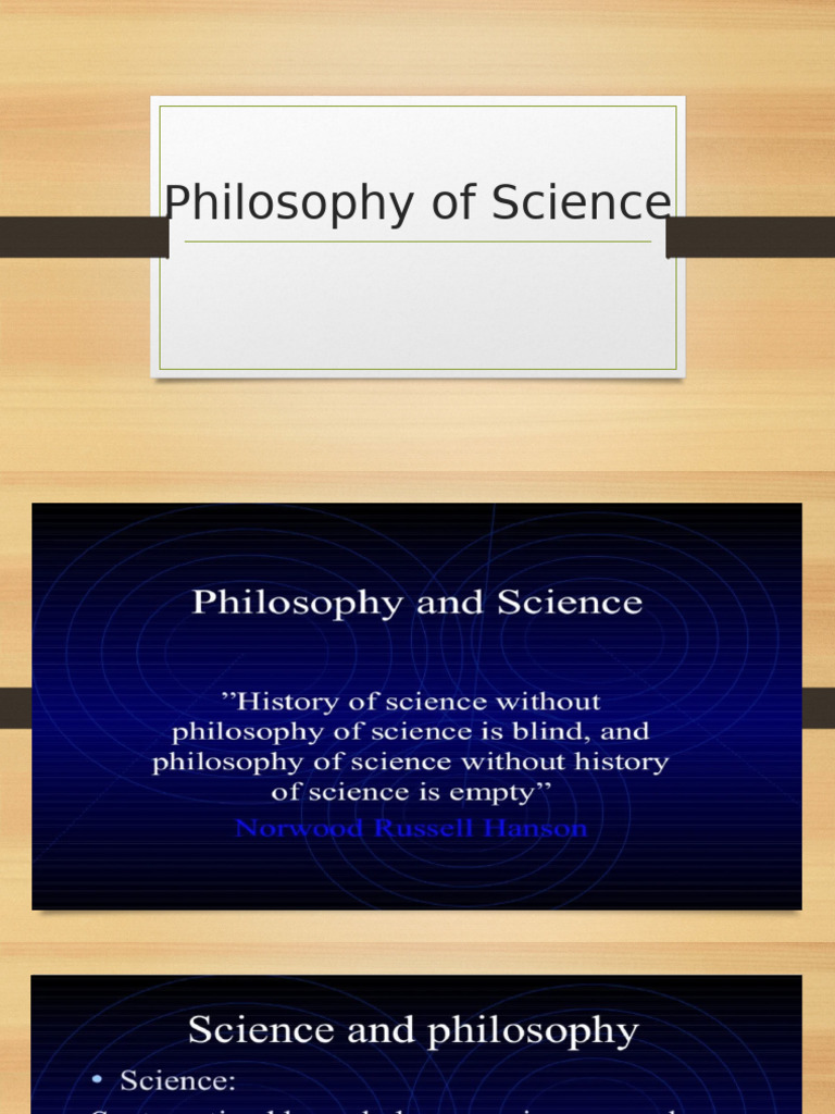 Understanding Philosophy of Science | PDF | Science | Philosophy Of Science
