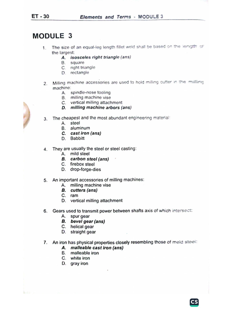 Elements Module 3 | PDF