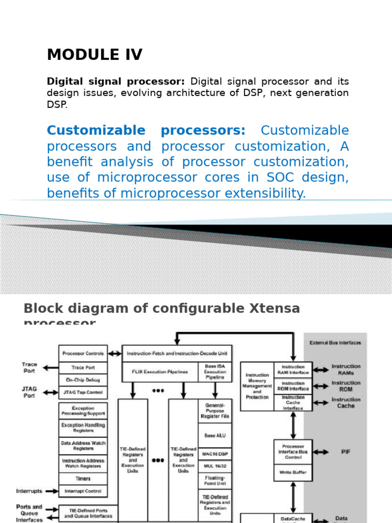 Lect6_ customizable | PDF | Central Processing Unit | Digital Signal Processor