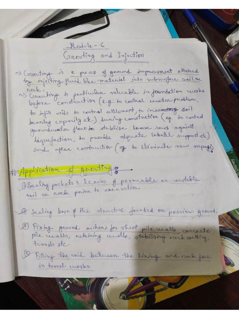 Grouting Notes | PDF