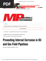 Mitigation of Internal Corrosion in Oil Effluent Pipeline Systems PDF | PDF | Pipeline Transport ...