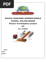 Simple DC Motor Construction Guide | PDF | Electric Motor | Mechanical ...