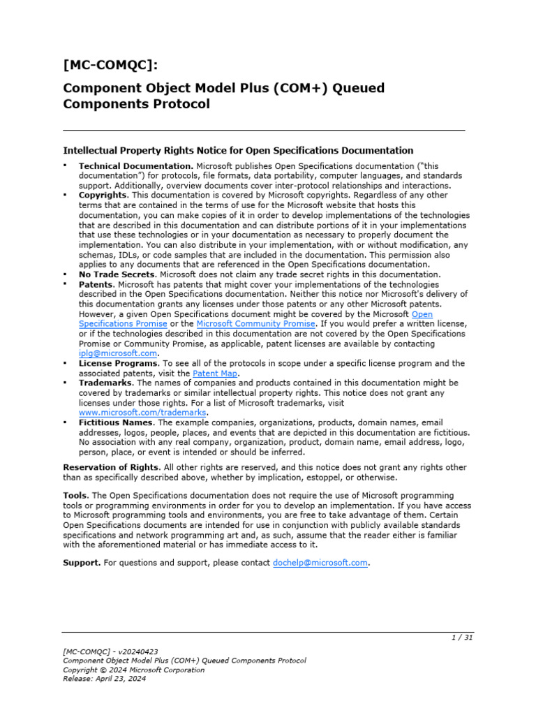 MC Comqc | PDF | Component Object Model | Object (Computer Science)