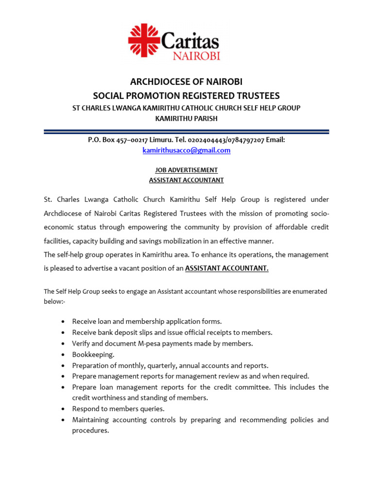 Job Advertisement - April 2024 | PDF | Accounting | Business