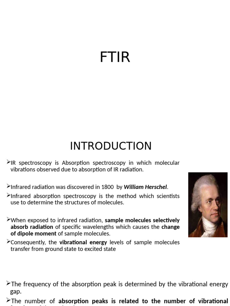 FTIr | PDF | Infrared Spectroscopy | Absorption Spectroscopy