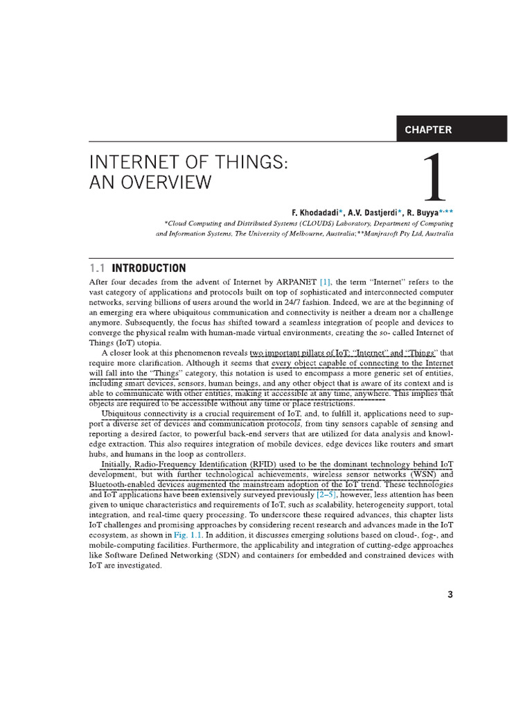 Chapt - 1 - IOT | PDF
